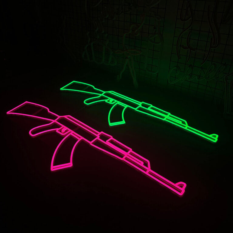 Karabin AK-47 Neon LED