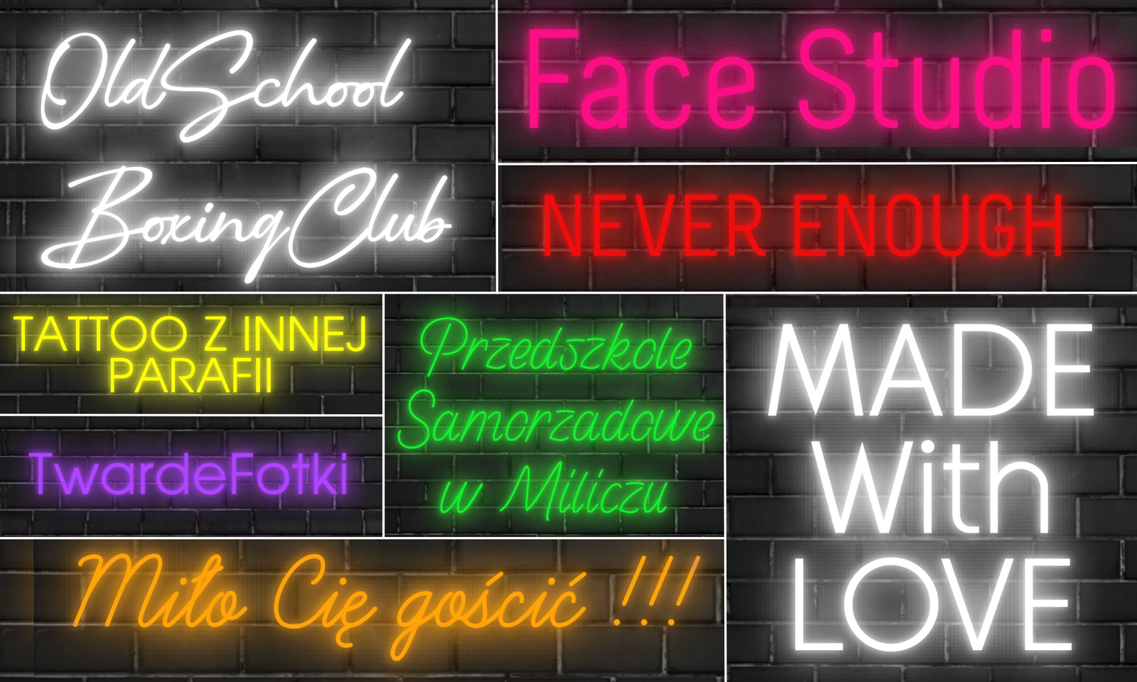 Neony na Zamówienie LED | Zaprojektuj Ledony na Ścianę | Kreator Neonów Ledowych | Ledon na ...