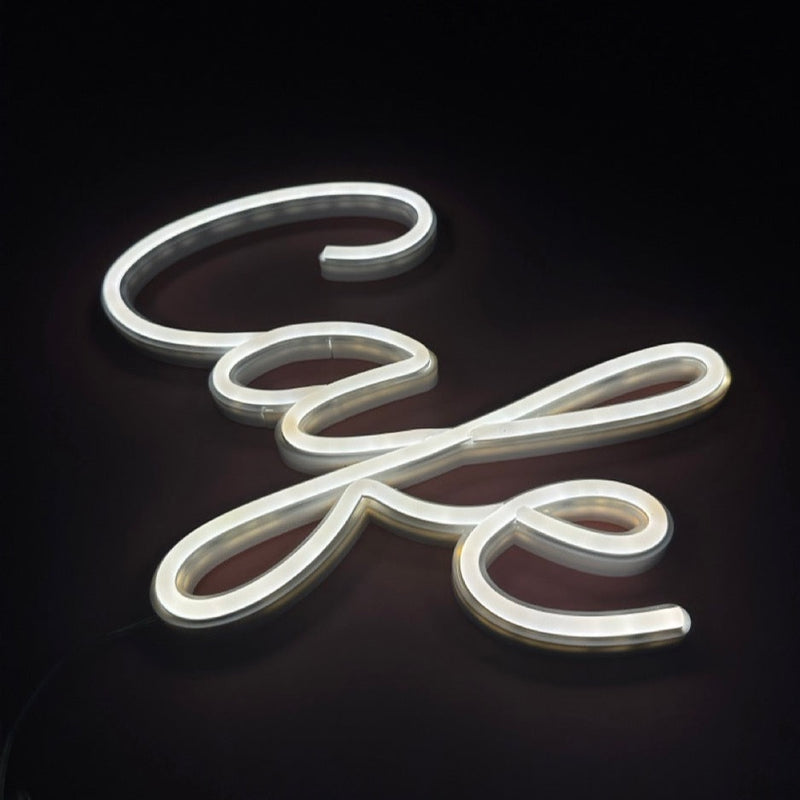 Napisy Ledowe na Ścianę | Neonowy Napis LED Świecące Litery | Dobre ...